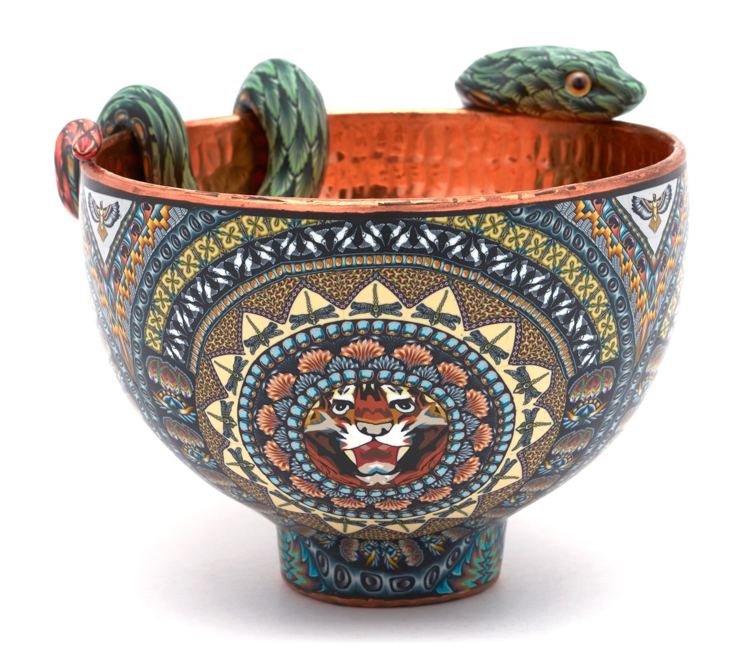 Jon Stuart Anderson Snake Tiger Bowl 2023 - museum